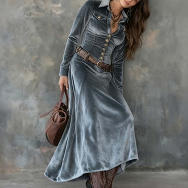 Vena™ | Modern Flowing Maxi Dress – Alexander & June